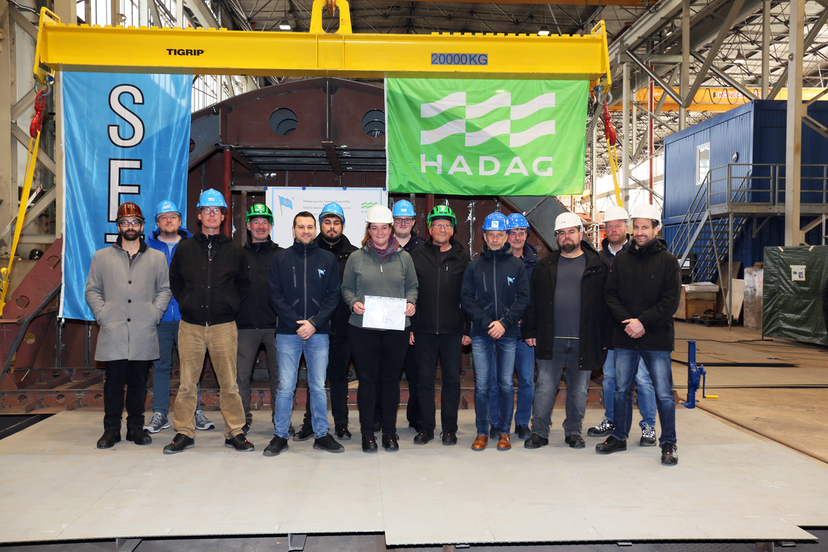 SET feiert Kiellegung des dritten HADAG-Neubaus in Tangermünde ...